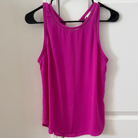 J. Crew | Tops | J Crew Vibrant Pink Tank Top | Poshmark
